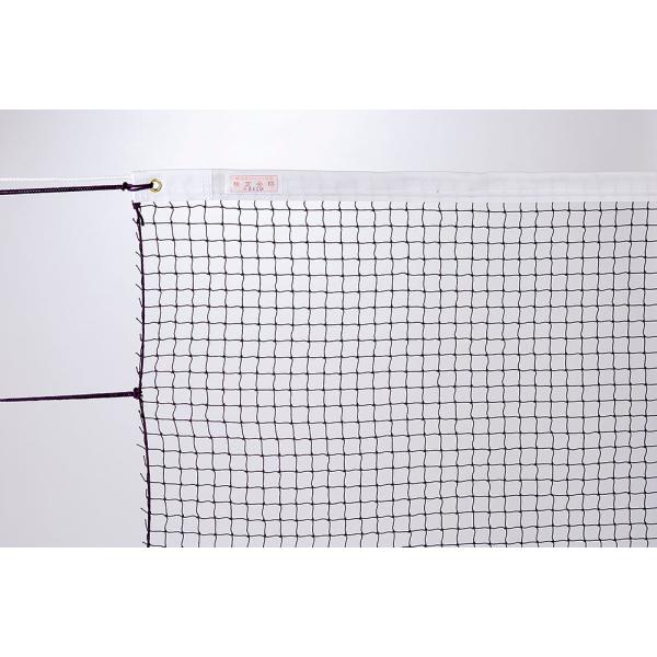三和体育 バドミントンネット 検定品 学校 体育 部活動 クラブ活動 授業 練習 備品 器具 用具 用品 補修 補強 修繕 修理 メンテナンス ビニロン  S0447　バドミントン 　日本バドミントン協会検定品のバドミントンネット。