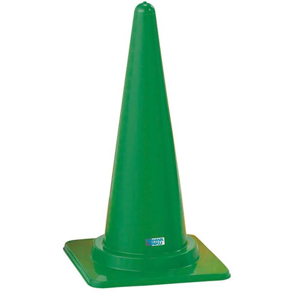 三和体育 カラーコーン70 緑 学校 体育 授業 部活動 クラブ活動 器具 備品 用品 用具 運動会 体育祭スポーツフェスティバル 仕切り ポリエチレン製 日本製  S4415　緑のカラーコーンです。