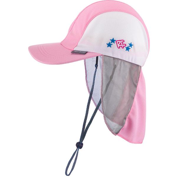 リーフツアラー Reef Tourer ジュニアUVキャップ UVカット 熱中症対策 こども用 外遊び 帽子 日よけ付き 首元ガード 冷感 ジュニア プール シュノーケリング 海 海水浴 水遊び  RA5006 P　マリン　チタンメッシュを...