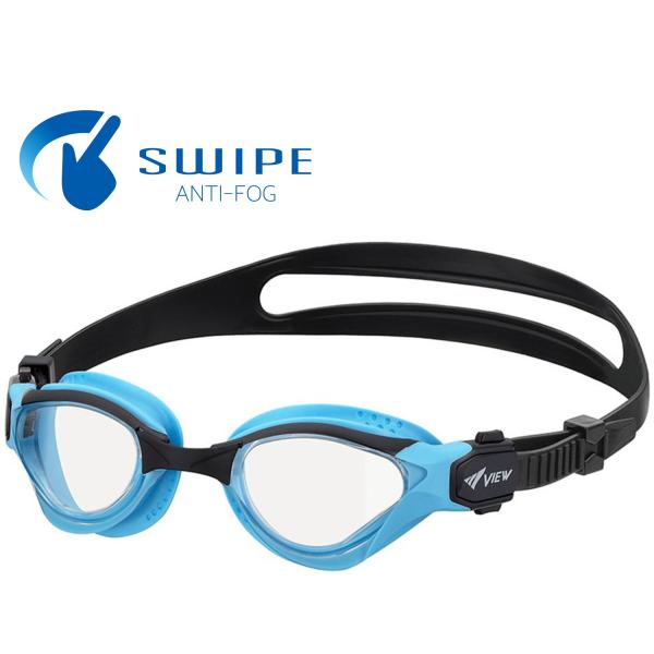 ビュー VIEW DELFINA SWIPE トライアスロン レーシング クッション付 スイミングゴーグル メンズ レディース 長時間 部活 クラブ サークル 安定 UVカット  V2000SA CAM　スイミング　あらゆる自然環境下での使...