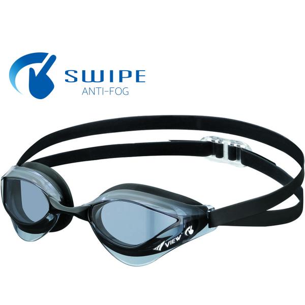 ビュー VIEW ブレードオルカ BladeORCA メンズ レディース SWIPE レーシング クリアフレーム スイミングゴーグル プール くもり止め UVカット フィットネス  V230SAC SKBK　スイミング　目の周りの凸凹を抑え...