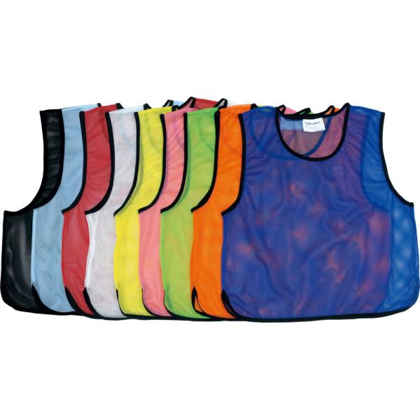 トーエイライト TOEI LIGHT メッシュベスト無地 運動会 体育祭 ビブス リレー クラス分け 小学校 中学校 高校 体育 サッカー 体育備品 バスケ チーム分け アンカー  B3467BL　無地フリーサイズ、単品。