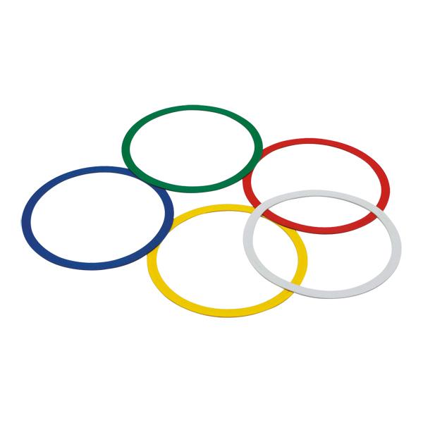 トーエイライト 【メーカー直送品】 ステップカラーラバーリング40 10本1組 外径41cm ステップリング 体つくり 表現運動 運動会 学校 体育 練習 トレーニング レクリエーション レジャー B6009　柔らか素材で室内で踏んでも滑ら...