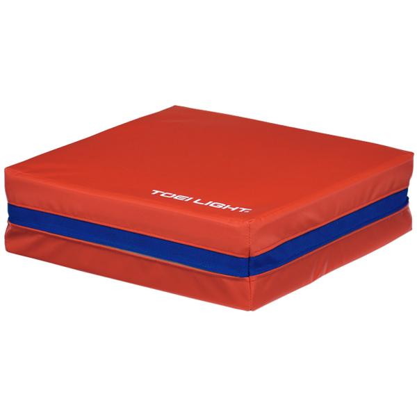 トーエイライト TOEI LIGHT 【メーカー直送品】 ジャンプ&amp;スプリングマット3 学校体育器具 マット 体育 授業 体つくり運動 表現運動 防炎 防水 すべり止め 体重制限30kg 赤  T1877R　乗って、跳ねて、降りてが...