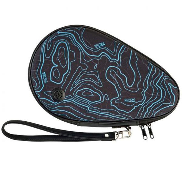 ヴィクタス VICTAS プリンテッドラウンドラケットケース PRINTED ROUND RACKET CASE ラウンド型 ハードラケットケース ラケット2枚収納可能   672111　卓球　ラウンド型ハードラケットケースです。VICTA...