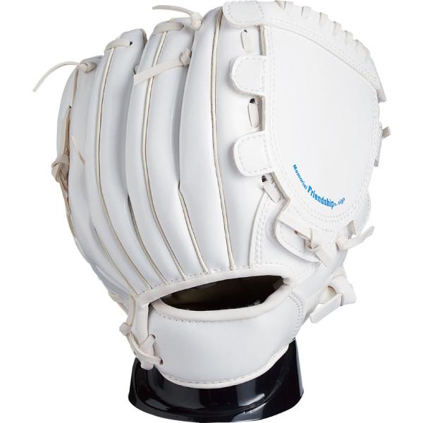 ユニックス UNIX セパ サイングラブ 小 ホワイト×ホワイト 白 野球グローブ 野球グラブ サイン用 ディスプレイ 台付き フォトポケット付 記念品 卒業 引退 卒団 贈答  BX7730　ウエブの着脱可能で思い出の写真が入れられます。