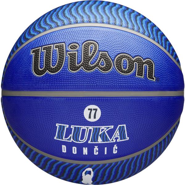 ウイルソン Wilson NBA PLAYER ICON バスケットボール アウトドア LUKA 7号球 屋外 男子 中学生以上 ラバー ダラス マーヴェリックス ルカ・ドンチッチ  4006401XB7　バスケット　バスケットボールのゲー...