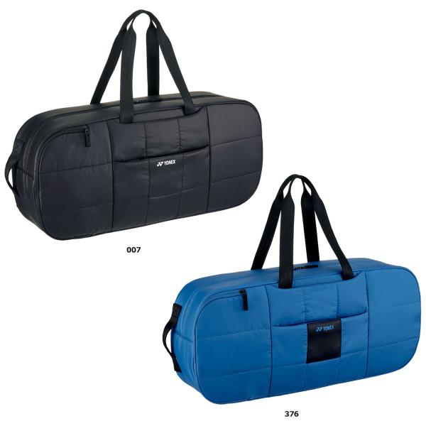 ヨネックス YONEX ラケットバッグ リュック対応 テニス2本用  BAG2462　テニス　軽量な中綿バッグに光沢があり上品な素材を採用。女性らしさとシンプルスマートが融合したデザイン。※プリント生地の都合上、柄の見え方が実際と異なる場合...