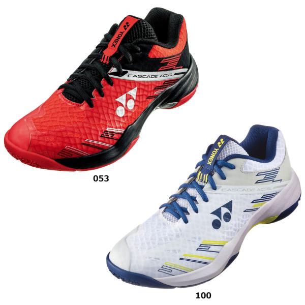 ヨネックス YONEX パワークッションカスケードアクセル バドミントンシューズ 靴 衝撃吸収 反発性 軽量 クッション性 ローカット 3E ラウンドソール メンズ レディース  SHBCA1　バドミントン 　トウアシストシェイプ採用でパワ...