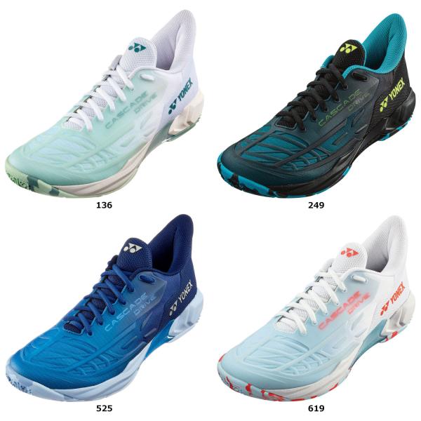 ヨネックス YONEX パワークッションカスケードドライブ バドミントンシューズ 衝撃吸収 反発性 軽量 疲れにくい フィット性 通気性 耐摩耗性 グリップ性 3E メンズ レディース  SHBCD2　バドミントン 　俊敏なフットワークを支...