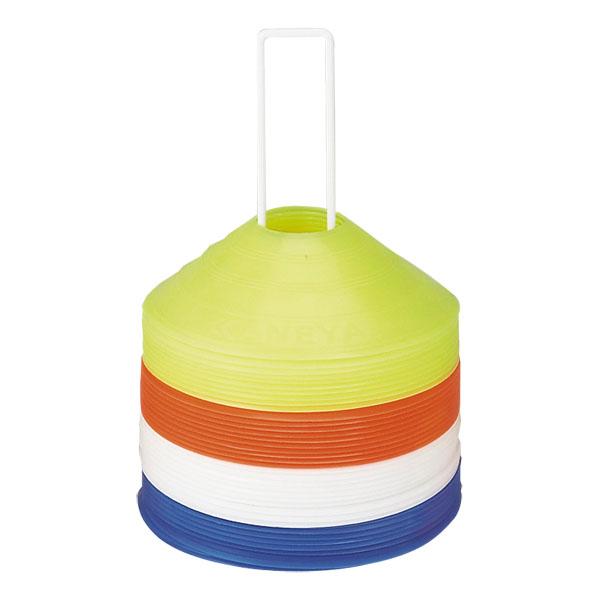 ゼット学校体育 コーナープレートセット 4色×10枚、計40枚組  目印 グラウンド 運動場 学校 幼稚園 保育園 運動会 体育祭 スポーツ大会 体育大会 屋外 リレー  ZK2088　4色のプレートが各10枚ずつ、合計40枚のセットになります。