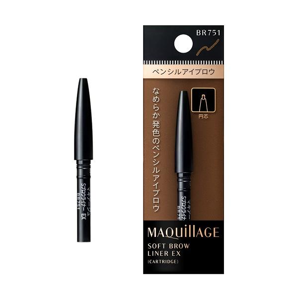 なめらかな発色と軽くやわらかな描き心地の円芯で、力を入れなくても１本１本自然に眉が描けるペンシルアイブロウ。肌にぴったりフィットし、よれ・薄れがなく仕上がりが持続。