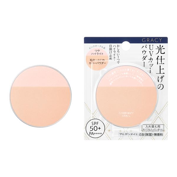 光に包まれたようにパっと明るい顔色に仕上げ、長時間続く*。<br>「毛穴・小じわカバーパウダー」と「つやハイライト」が１つになった２色のフェイスパウダー。<br>UVカット効果で、メイクの上から紫外線対策としても使え...