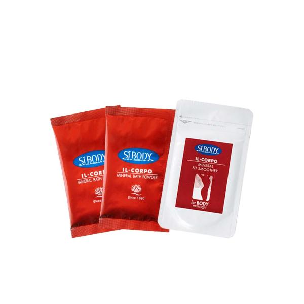 【ミネラルバスパウダー】海の恵みを取り入れたパウダータイプの入浴料。イルコルポオリジナルアロマである、ユーカリを基調としたタラソな香り。ミネラル豊富な宮古島の「雪塩」※1と「海藻エキス」※2の相乗効果により、入浴の温浴効果を高めます。ミネラ...