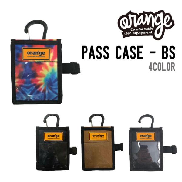 スノーボード スノボ アクセサリーORANGE オレンジ PASS CASE - BS パスケース - ビーエス 正規品 ケース 入れ物 便利 収納