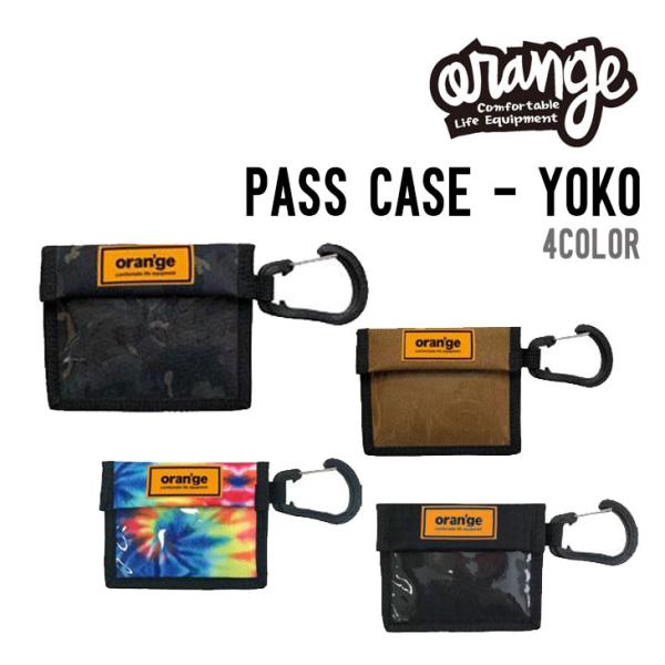 スノーボード スノボ アクセサリーORANGE オレンジ PASS CASE - YOKO パスケース - ヨコ 正規品 ケース 入れ物 便利 収納
