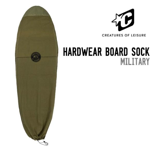 丈夫な素材 キャンバス生地 レトロ系 保護CREATURES クリエイチャーズ HARD WARE BOARD SOCK ハードウェア ボードソック サーフィン サーフボード ケース 入れ物
