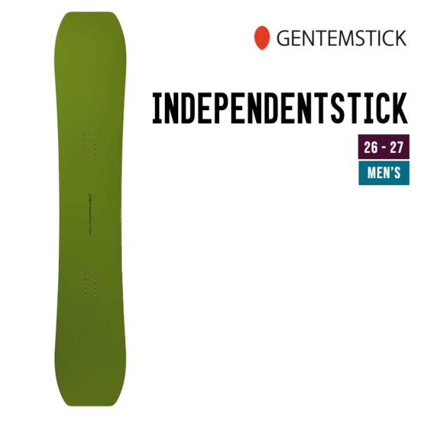 GENTEMSTICK ゲンテンスティック 26-27 INDEPENDENTSTICK インディペンデントステック 2026-2027 スノーボード メンズ フリーライド カービング パウダー インディペンデントステック INDEPEND...