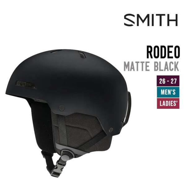 SMITH スミス 26-27 RODEO ロデオ ヘルメット スノーボード スキー 軽量ヘルメット ダイヤルフィットシステム搭載 スケートスタイル スケートボード兼用