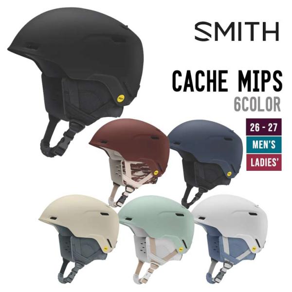 SMITH スミス 26-27 CACHE MIPS キャッシュ ヘルメット スノーボード スキー MIPS 衝撃吸収 スノーヘルメット 軽量フィット バックカントリー パークライド
