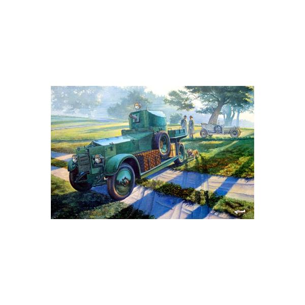 ロールスロイス装甲車は当時最高と言われていたシルバーゴーストのシャーシを流用し1914年に開発され使用されました。その後1920年代には改良型が登場。中東やエジプトなどでは第二次大戦まで使われました。戦争よりも冒険が向いていそうな車両ですが...