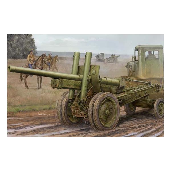 第二次大戦の始まりとほぼ同期に配備が始まった、本体重量は8t程で射程距離は20kmある運用面は若干辛いけど狙い撃ちが出来るカノン砲を再現。タイヤはゴム製部品でエッチングパーツとアルミ製砲身(砲口は別部品)が付属。牽引状態と射撃状態のどちらか...