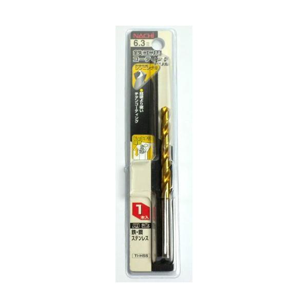 ミリ/6.3mm/-・使用できる対象素材:ステンレス・鉄・鋼・アルミニウム・木材・材質:ハイス鋼・表面処理:チタンコーティング・表面加工:シンニング加工
