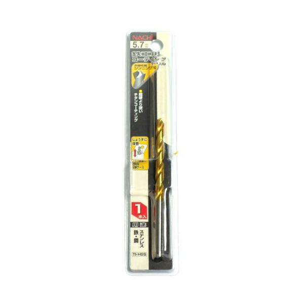 ミリ/5.7mm/-・使用できる対象素材:ステンレス・鉄・鋼・アルミニウム・木材・材質:ハイス鋼・表面処理:チタンコーティング・表面加工:シンニング加工