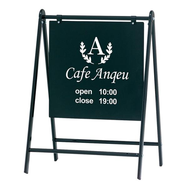 おしゃれな演出に最適なバリケードサイン！本体はスチール塗装仕上で、屋外での案内に適しています。折りたたみ可能なので持ち運びにも便利！