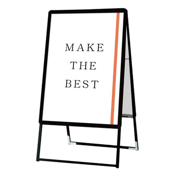 本体サイズ：横幅644×高さ1105×奥行575mm重量：9kg本体カラー：ブラック対応ポスターサイズ：A1仕様：両面、屋外可「屋外用」の本体は雨などの水に濡れても大丈夫ですが、防水ではありません。パネルの隙間などから水が浸入する恐れがあり...