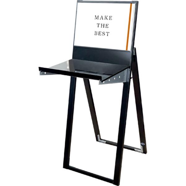 注意喚起のポスターもセットできるので、ウイルス対策のアルコール消毒液台に最適！A3サイズのサインと掲示物が一緒に置ける1台2役の働き者スタンド。■サインの交換が簡単カードケースを横からスライドさせるだけでサインの交換が可能です。両面にサイン...