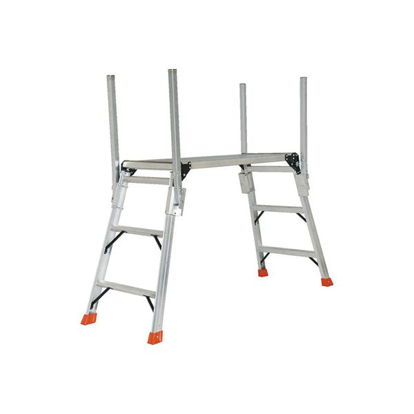 トラスコ TRUSCO 足場台 手掛り棒付足場台 脚部伸縮なし TDWT910-TE です。手掛り棒付き(約45cm)で安全に昇降できます。オフィスや倉庫のちょっとした作業から現場仕事まで、用途に合わせて適切な商品をお選びください。