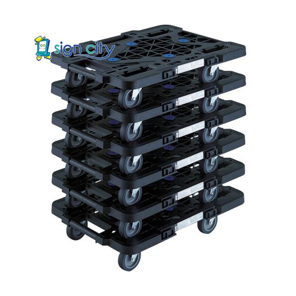 トラスコ TRUSCO ルートバン メッシュタイプ MPK-500J-BK-M6 6台入り 856-4236 です。【自在キャスター4個付/完成品】6台セットのお買い得品です。