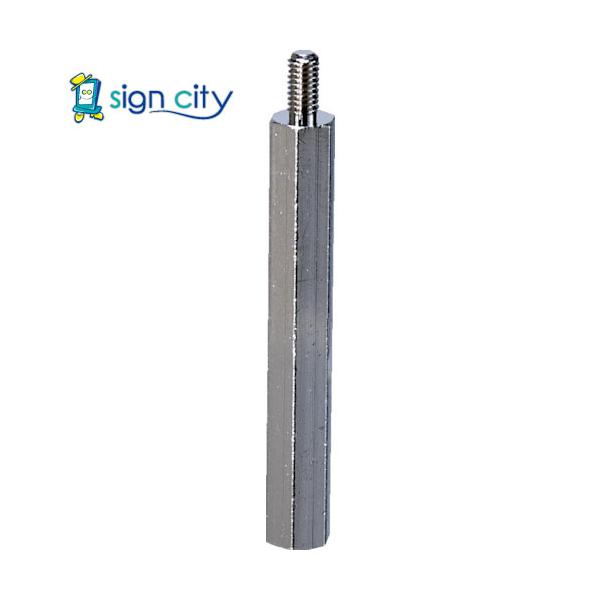 ●プリント基板・アクリルカバーその他部品支持に便利な黄銅サポーターです。●RoHS対応品です。●全長(mm)：20●対辺(mm)：7●ねじ径：M4●ねじ長さ(mm)：オス7、メス8●タイプ：オス-メス●A寸法(mm)：20●B寸法(mm)：...