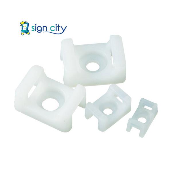 ●ねじ用の穴がついており、ケーブルタイを使用して各種電線やケーブルを壁や天井に固定します。●縦(mm)：7.0●横(mm)：12.8●高さ(mm)：5.8●使用結束バンド幅(mm)：〜4.0●ねじ穴径(mm)：3.3●固定方法：ネジ止め●最...