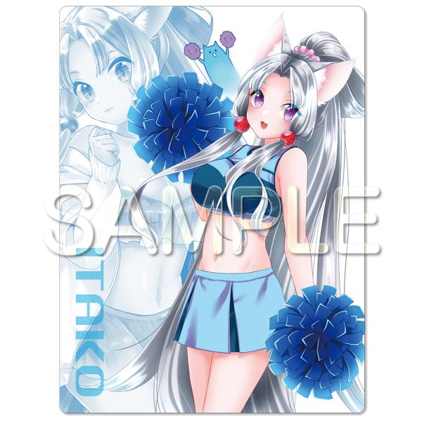 「東北ずん子」のキャラクターグッズです。※サイズ：約14.5x20xセンチ※材質：ポリエステルシート※日本製※吸着面が汚れた場合は軽く水洗いで再度吸着します。※貼る場所によっては下地素材を破損させます。敷いたことによる破損など当社にて保証で...