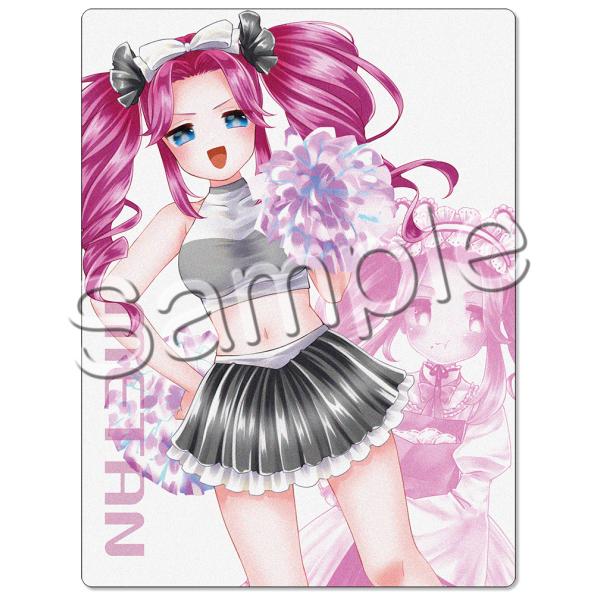 「東北ずん子」四国めたんのキャラクターグッズです。※サイズ：約14.5x20xセンチ※材質：ポリエステルシート※日本製※吸着面が汚れた場合は軽く水洗いで再度吸着します。※貼る場所によっては下地素材を破損させます。敷いたことによる破損など当社...