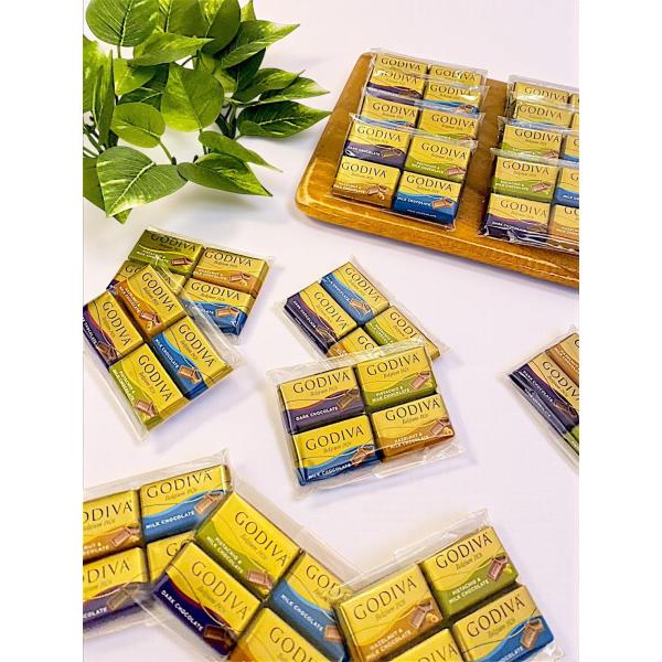 ゴディバ ナポリタン 20粒(4粒×5セット) 4種類を各1粒のセットに個包装 アソート プチギフト 詰め合わせ チョコ ボックス プレゼント・ミルク、ダーク、ヘーゼルナッツ、ピスタチオの4種を1袋で楽しめる贅沢仕様。・プチギフトやイベント...