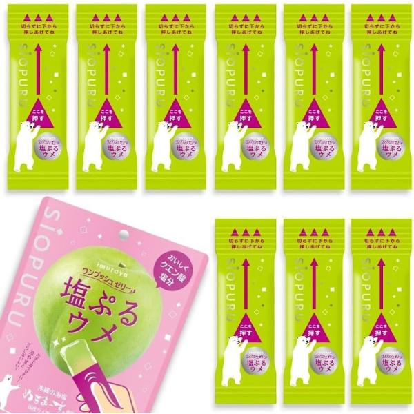 塩ぷるウメ ゼリー (15g×40本) スティックタイプ 熱中対策 塩分補給 個包装◇商品の説明◇・ワンプッシュゼリー 塩ぷるウメ ゼリー スティックタイプ 熱中対策 塩分補給 個包装 小分け 業務用 GOS・おいしくクエン酸と塩分の補給が...