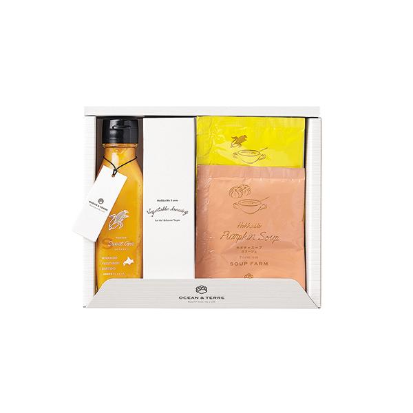 OCEAN&amp;TERRE 北海道 野菜ドレッシングスイートコーン＆スープセットです。お世話になったあの方へ。主なご利用用途&amp;おすすめはこちら葬儀 香典返し 法要 四十九日 満中陰志 粗供養 一周忌 お盆 初盆 お供え 御仏前 ...