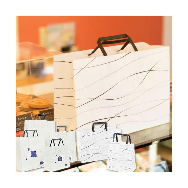 使いやすいホワイトベースの手提げ紙袋を【和風】と【ウェーブ】の2種類ご用意しました。1枚からご購入いただけます。主なご利用用途&amp;おすすめはこちら葬儀 香典返し 法要 四十九日 満中陰志 粗供養 一周忌 お盆 初盆 お供え 御仏前 法...