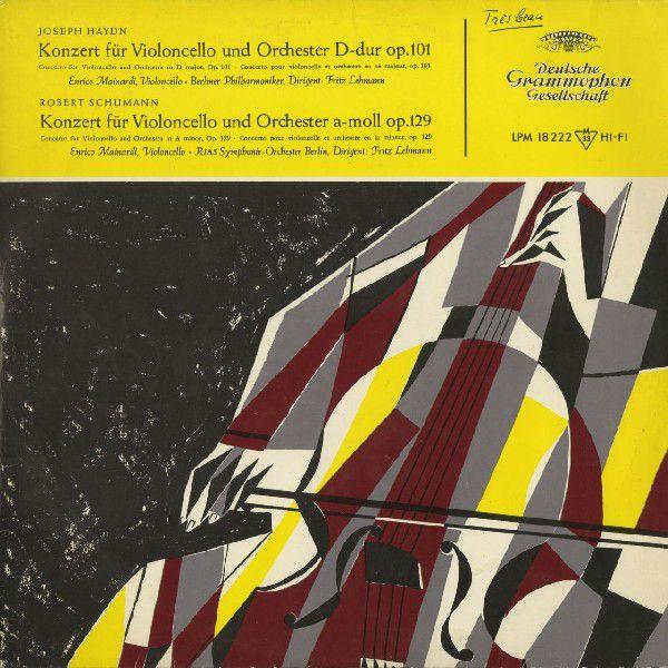 Ｖｃ協奏曲集/ハイドン：２番Ｏｐ．１０１，シューマン：Ｏｐ．１２９/Ｅ．マイナルディ（ｖｃ）Ｆ．レーマン指揮ベルリンｐｏ．/ベルリン放送（旧名ＲＩＡＳ）ｓｏ．/独DGG：18 222 LPM