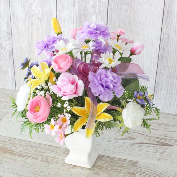 シルクフラワーに初めて出会うあなたに送料無料でお届けいたします！まずは実物をご覧になってください♪お試し価格ですので、ご購入はお一人様1回１個限りとさせていただきます。＊この商品は返品・交換・ギフト配送対象外となります花の種類、色、デザイン...