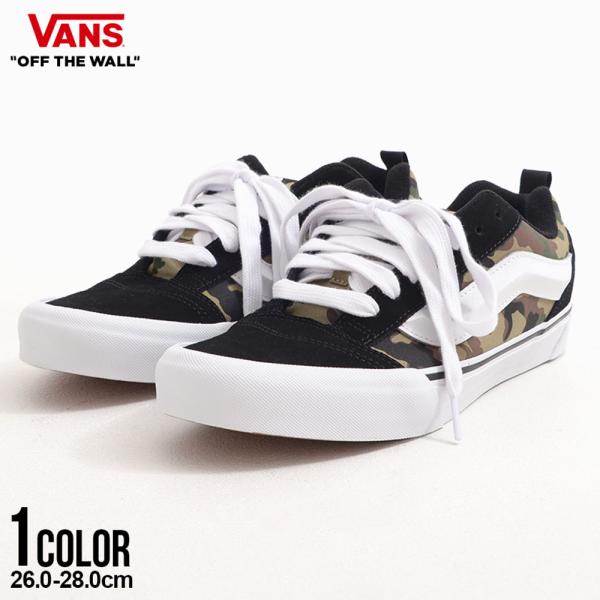 商品説明SILVER BULLET(シルバーバレット)にVANS【ヴァンズ】Knu Skool CAMO BLACK/GREENが入荷しました。■存在感溢れるデザインがコーディネートを引き立てます90'sに発売された人気モデルの復刻。シンプ...