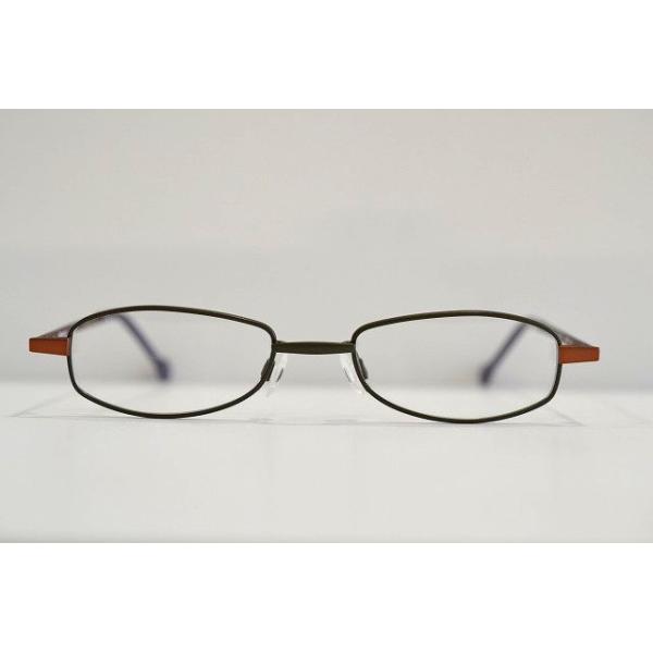 l.a.eyeworks メガネフレームカラーはブラウンとオレンジのバイカラーレンズサイズ５０ｍｍ鼻幅２０ｍｍテンプル１４０ｍｍ専用ケースがないための格安になります。
