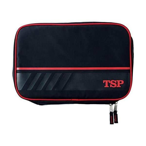 【発売日：2022年04月19日】ティーエスピー TSP ラケットケース （インナーボード付き）グランデールケース 040508 ブラック×レッド (0021)縦21×横32×マチ5.5cm 中国製