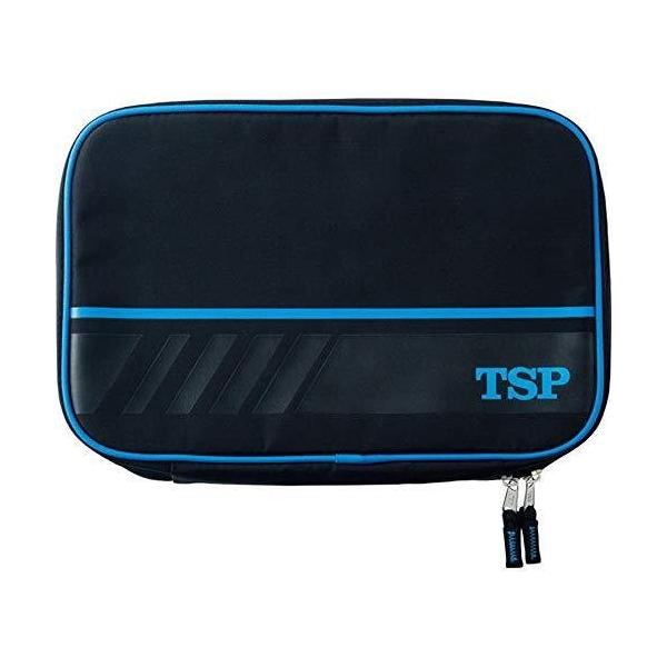 【発売日：2022年04月19日】ティーエスピー TSP ラケットケース （インナーボード付き）グランデールケース 040508 ブラック×ブルー (0022)縦21×横32×マチ5.5cm 中国製
