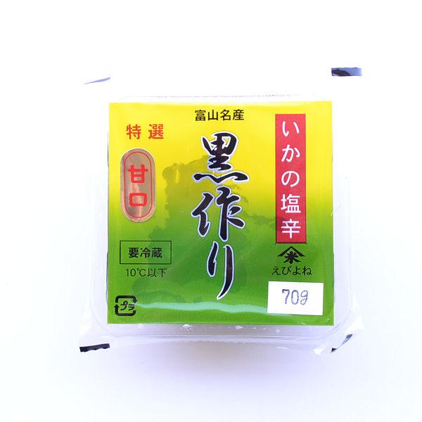 黒作りは、いかの胴体にいかの肝臓とスミを合わせ、熟成醗酵させた いかの塩辛で、富山県でしか作られていない珍味です。      暖かいごはんに、お酒の肴に、スパゲティなどに入れてお召し上がり下さい。只今国内産いかの入手ができませんので中国産の...
