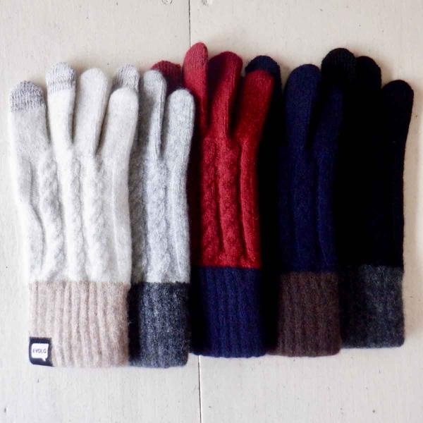 'made in JAPAN' glove、EVOLG(エヴォログ)手袋をしたままスマートフォンなどのタッチパネルの操作も可能。しかも素敵なデザイン。「ユニセックスのfree」と「ladies free」とがありますが、手が小さかったり手指...
