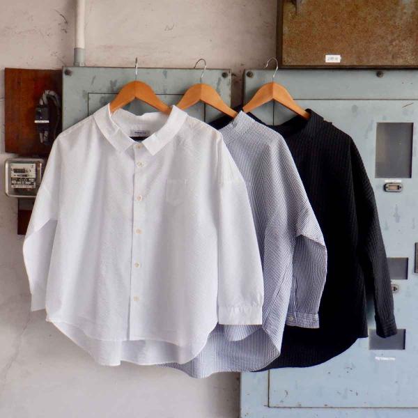 Ordinary fits オーディナリーフィッツ好評頂いているOrdinary fits(オーディナリーフィッツ)さんのBARBER SHIRT(バーバーシャツ)。リラックスしたシルエット。広く取られた「肩幅/身幅」がストレスの無い着心地...